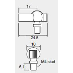 SA200337 Quick Release Ball Joint - Control Devices