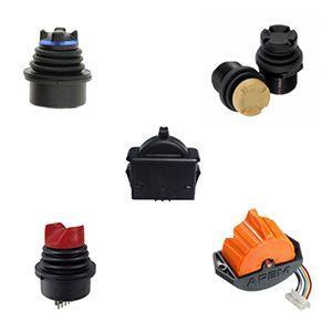 Thumb Controlled industrial joysticks - Control Devices