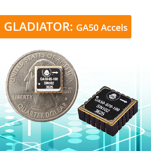 GLADIATOR GA50 High Performance Single-Axis Accelerometer - Control Devices